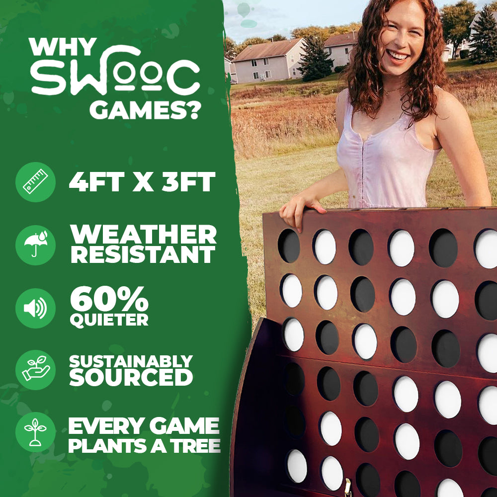 XL Giant 4 In A Row (4ft x 3ft) - Swooc Games