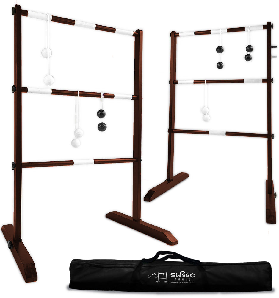 Wooden Ladder Ball Game Set